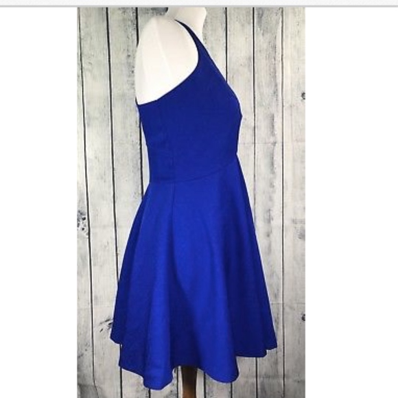 ANGL | Dresses | Angl Blue Hourglass Sleeveless Pleated Dress | Poshmark